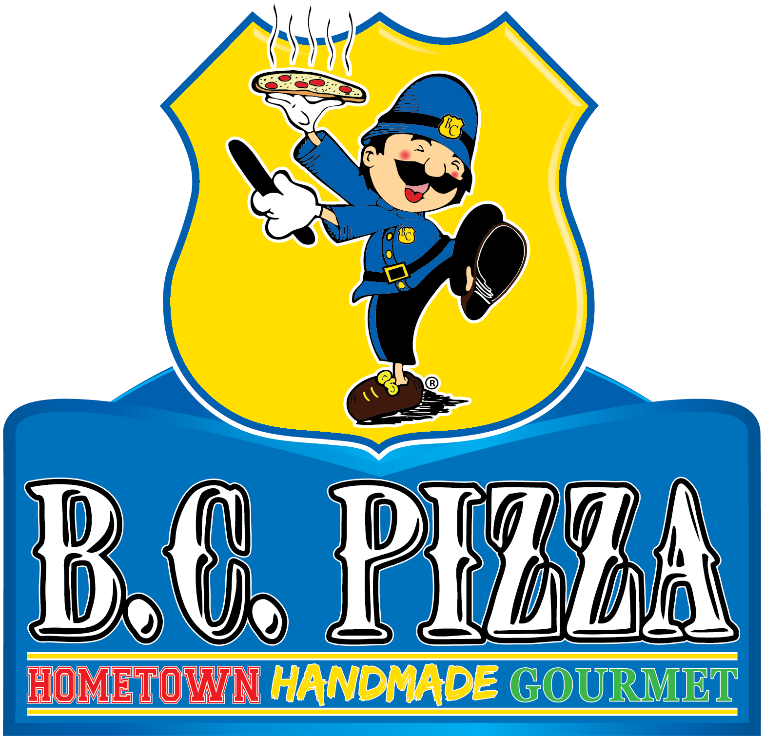BC Pizza of Evart logo